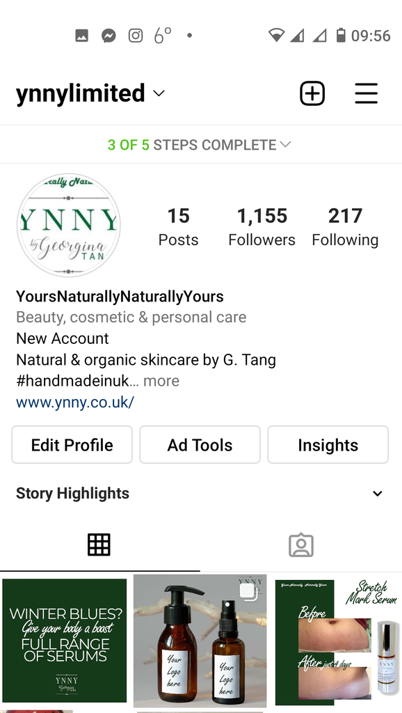 New Instagram Page – YNNY Limited
